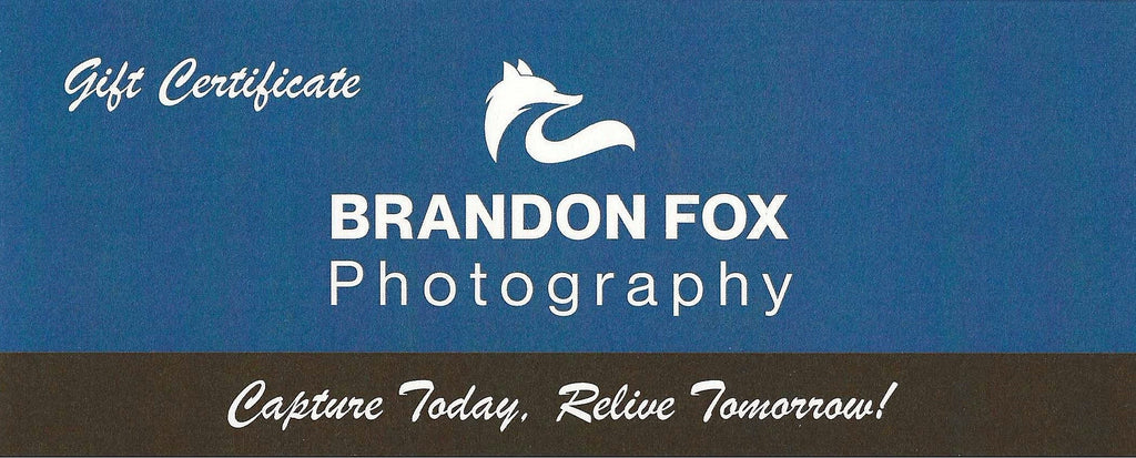 Gift Certificate – Brandon Fox Photos